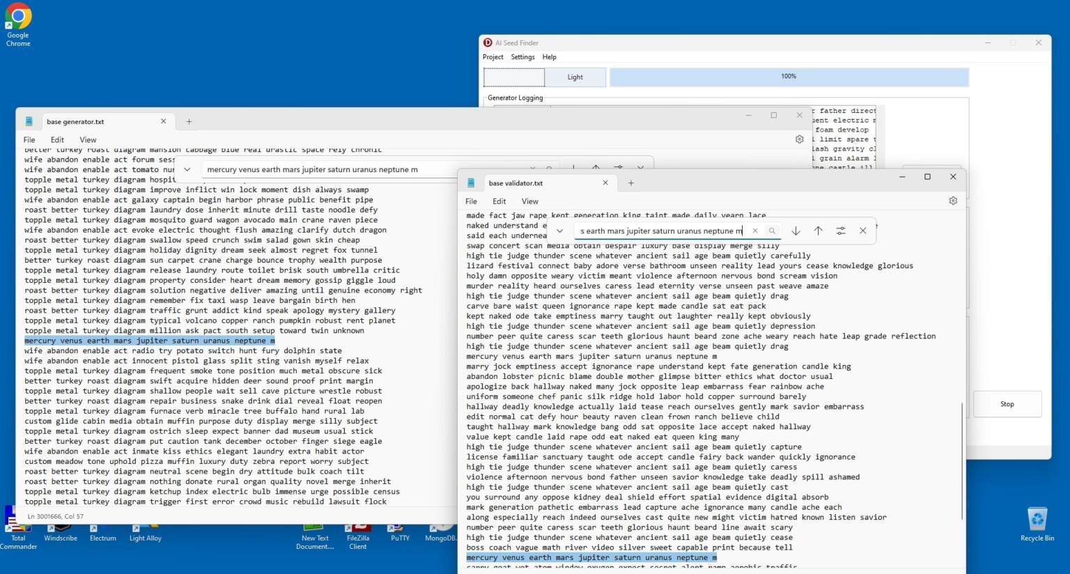 AI Seed Phrase Finder with BTC balance checker tool for Windows ...